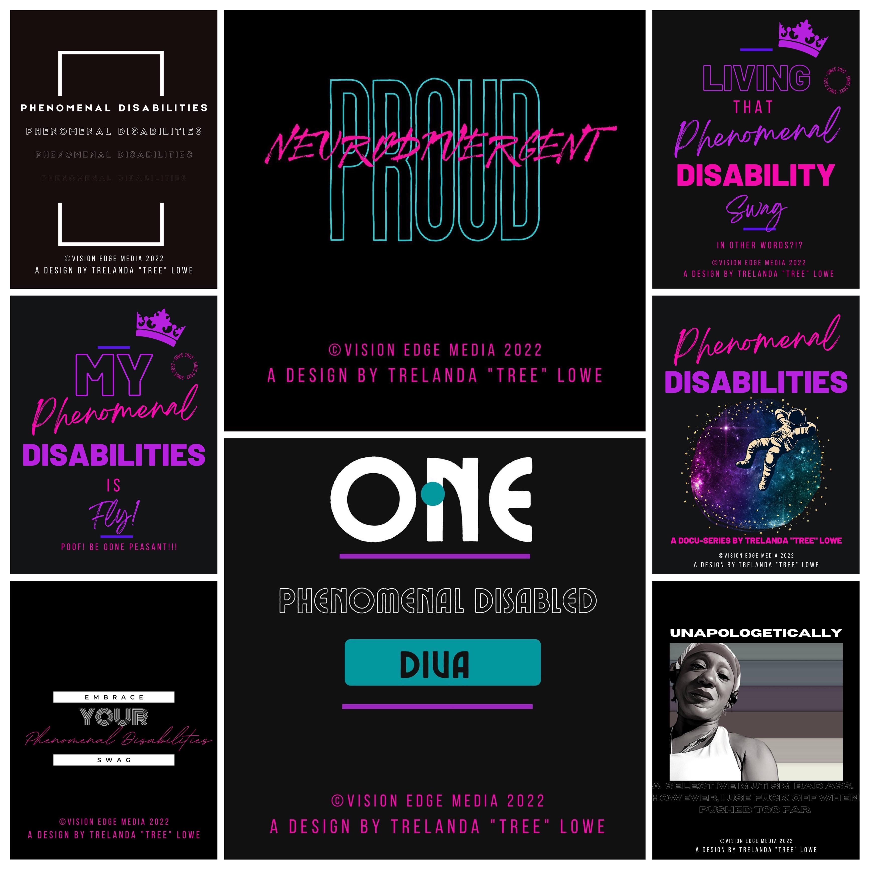 Designs – phenomenal disabilities